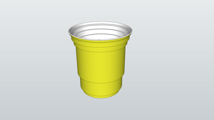 Yellow Cup | 3D Warehouse