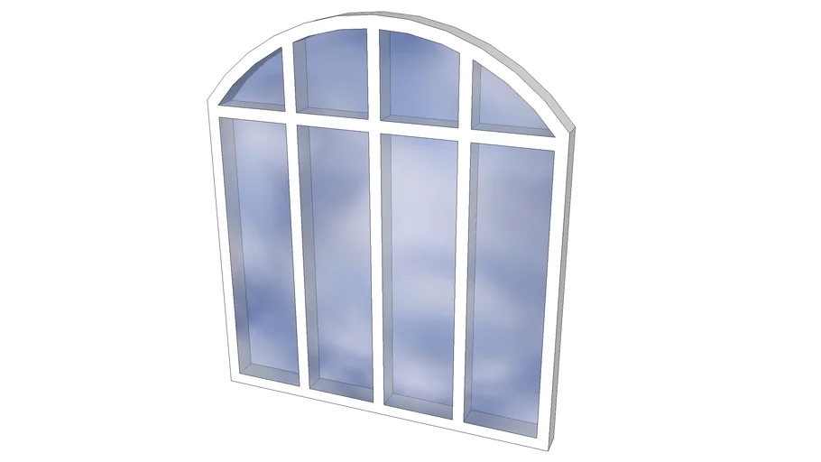 Janela Arcada Arqueada - Arched Window Arcade | 3D Warehouse