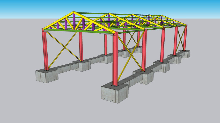 Portal Frame-02 | 3D Warehouse