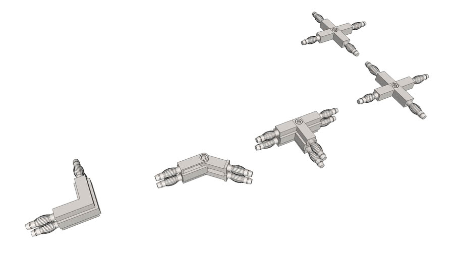 Single Circuit Angle Joining Connectors | 3D Warehouse