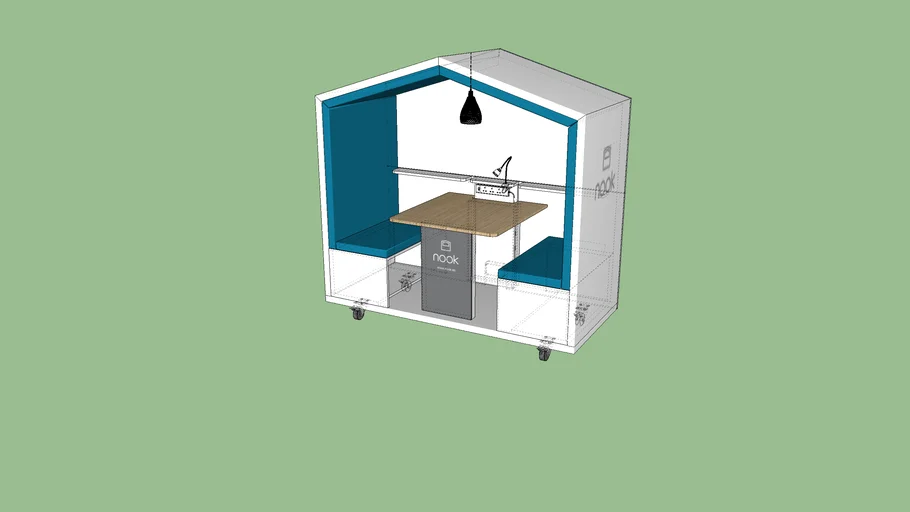 Nook Mobile Meeting Pod | 3D Warehouse