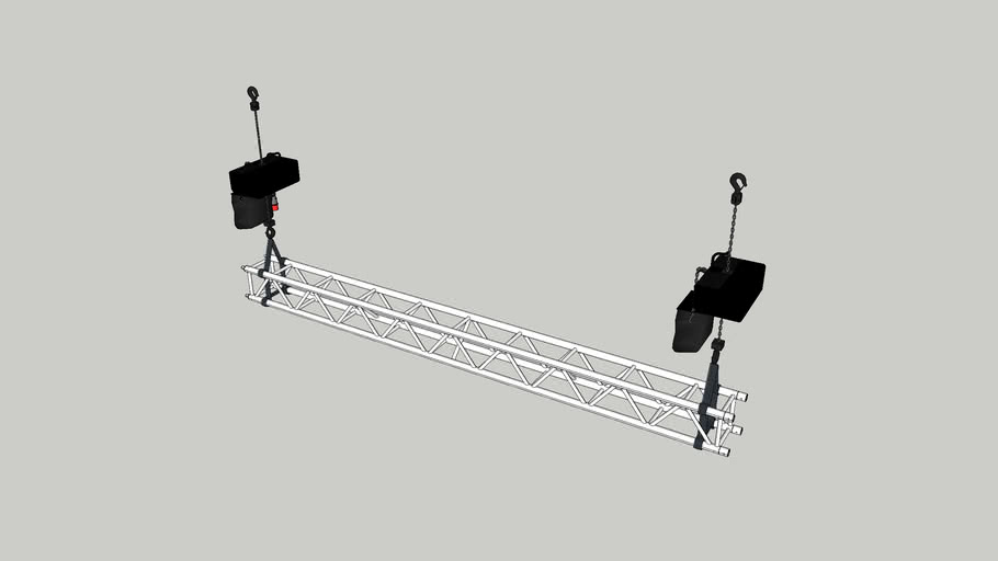 1 Ton Motorised Chain Hoists Rigging with Slings, Strapping, Bow ...
