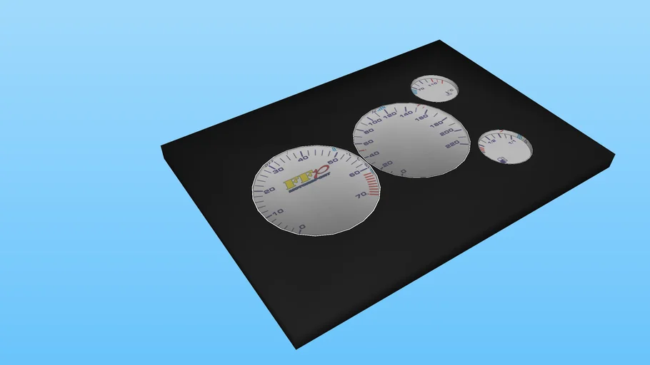 gages for tuning your car | 3D Warehouse