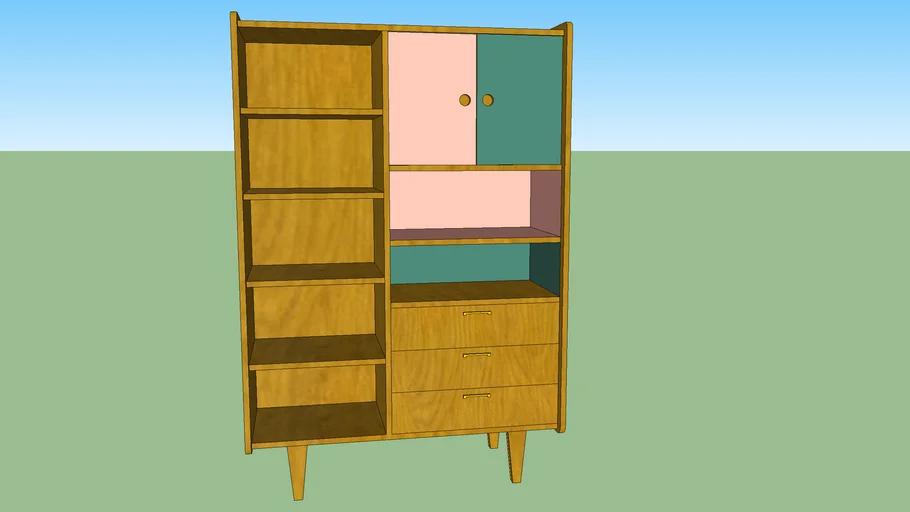 armoire vintage | 3D Warehouse
