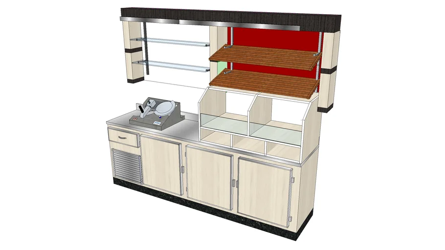 Kit-104 Balcão de Parede por : Alex Marques | 3D Warehouse