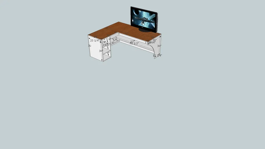 desk1 | 3D Warehouse
