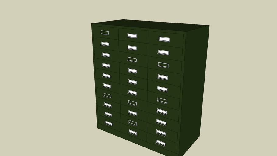 Storage Cabinet | 3D Warehouse