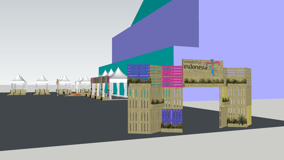 event denah | 3D Warehouse