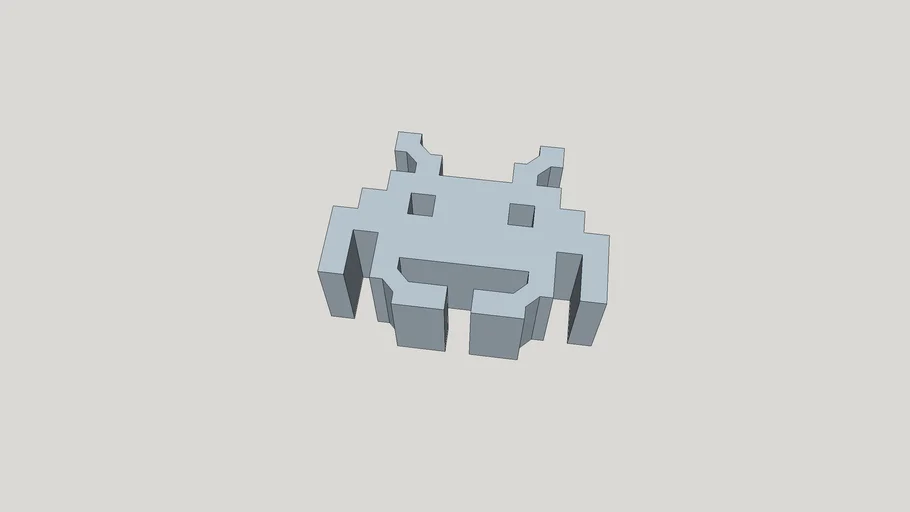 Space Invaders Figurine | 3D Warehouse