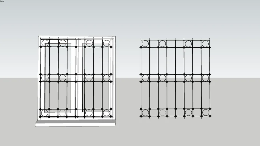 gril window | 3D Warehouse