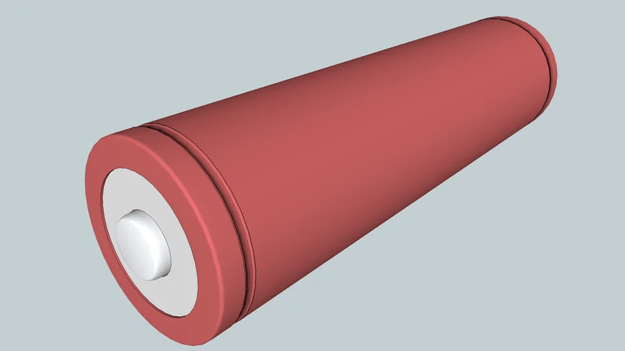 18650 Lithium Ion Battery (Ultrafire dims) | 3D Warehouse