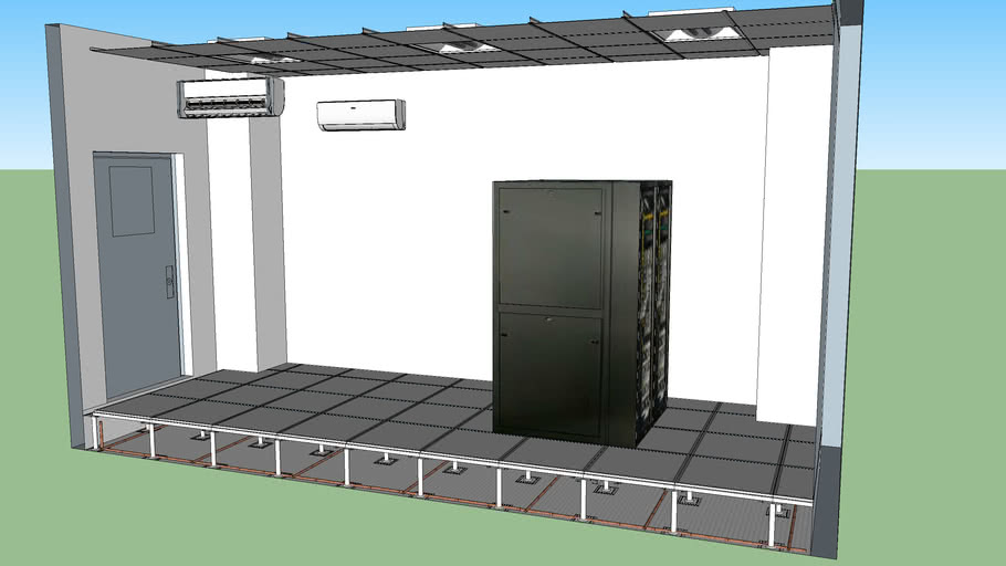 A simple server room | 3D Warehouse