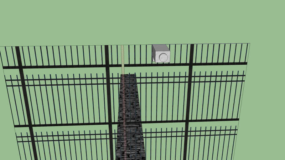 Security fence | 3D Warehouse