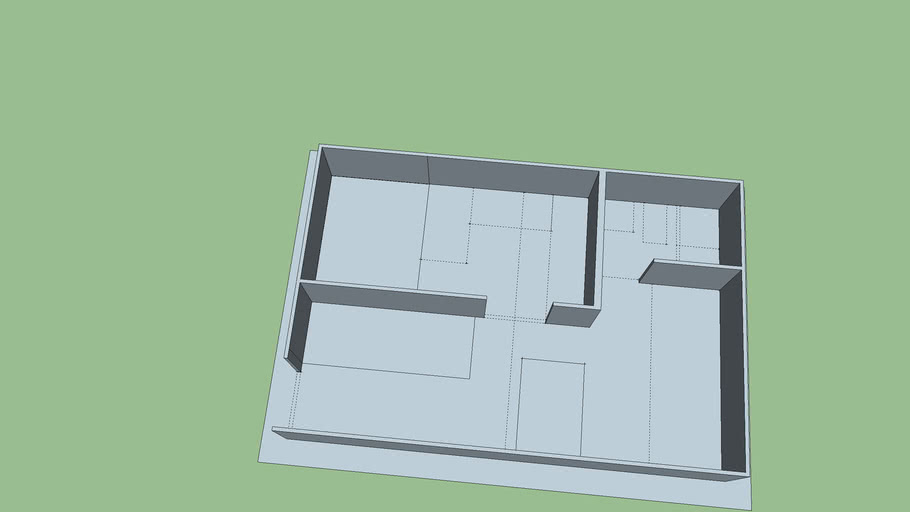 4x6 Meter house ideal plan | 3D Warehouse