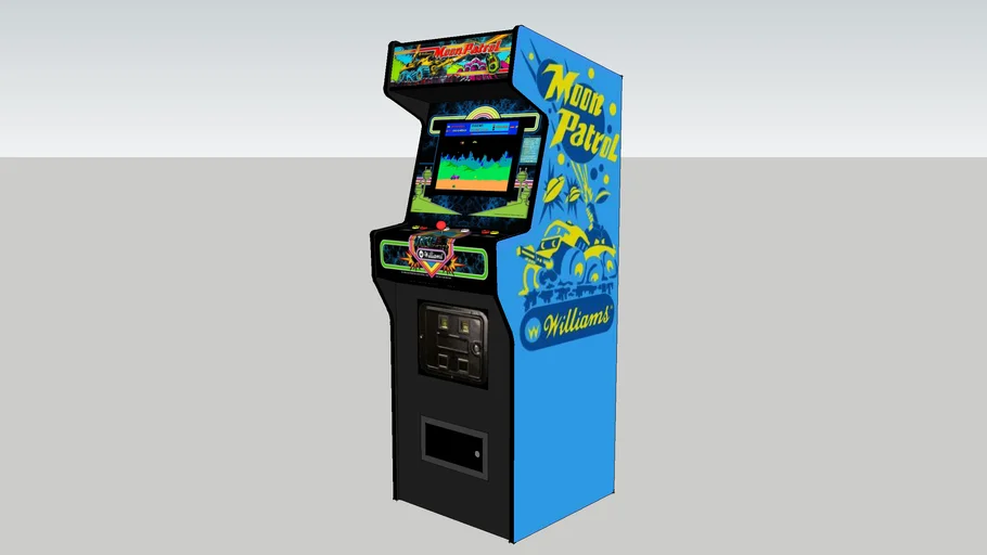 Moon Patrol arcade game Rev.1 | 3D Warehouse