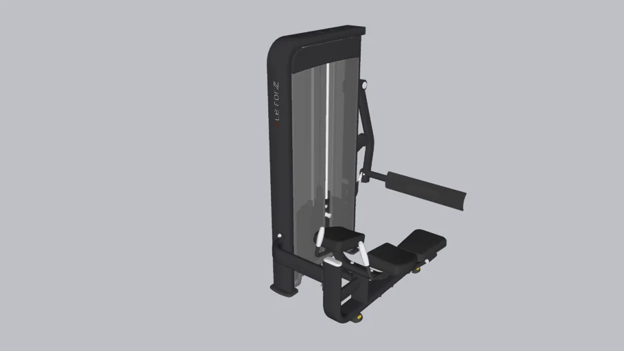 Le Forzz Linha Intensity V2 - Gluteo Maquina | 3D Warehouse