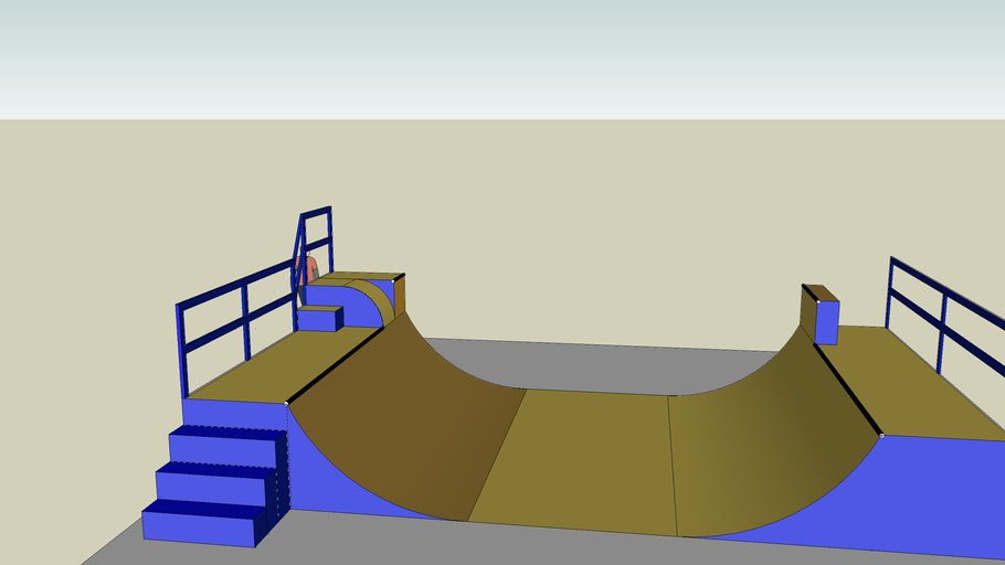 Fulmore Middle School Mini Ramp Model 1 | 3D Warehouse