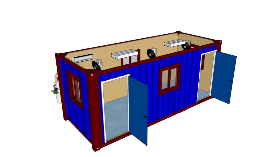 Portable Container Office | 3D Warehouse