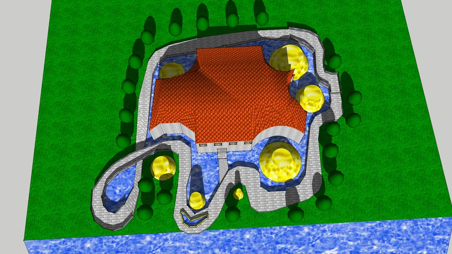 Mario kart 64 : grass land | 3D Warehouse