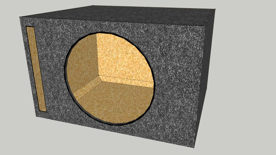 DCC subwoofer box | 3D Warehouse