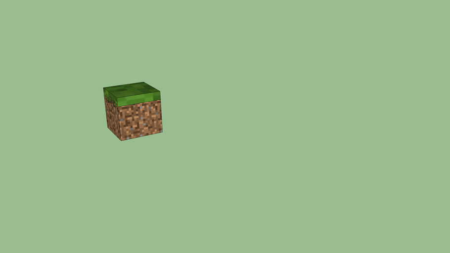 Minecraft Grass Block | 3D Warehouse