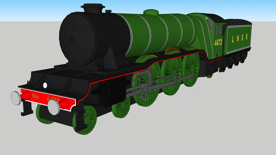 RailRoad LNER 4-6-2 'Flying Scotsman' A1 Class | 3D Warehouse