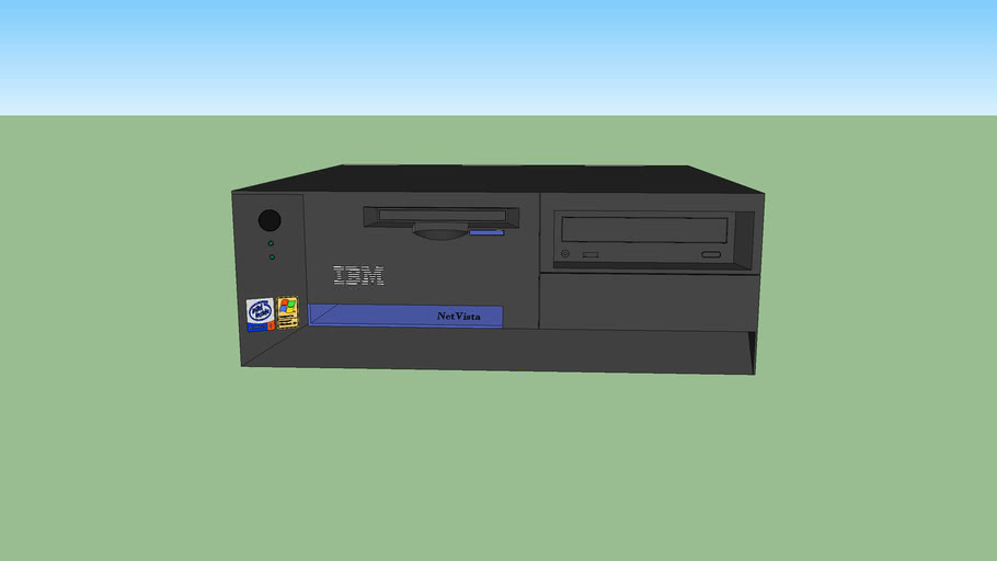 IBM NetVista A30 computer (original) (black) | 3D Warehouse