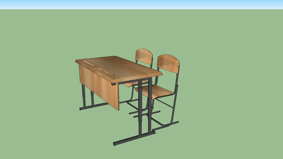 Typical School Chair And Table 3D Warehouse, 48% OFF
