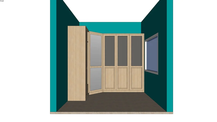 Wardrobe Corner | 3D Warehouse