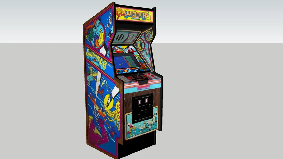 Swimmer arcade game | 3D Warehouse
