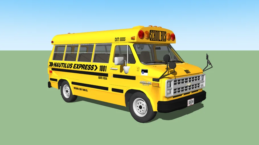 Mid Bus Superior 63 (1990 Chevrolet - Nautilus Express #1001) | 3D ...