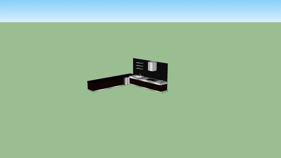 L shape kitchen | 3D Warehouse