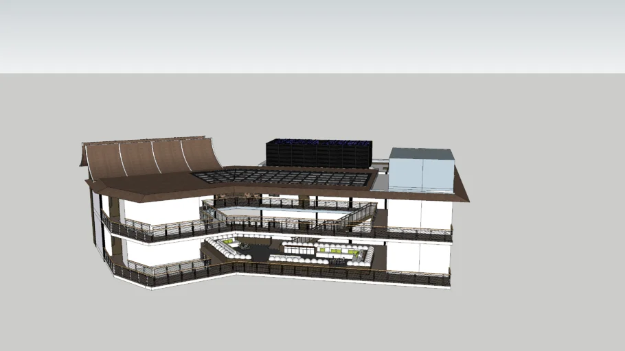 ROOM UNIT & LEISURE AREA | 3D Warehouse