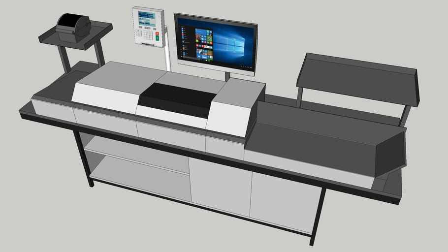 Neopost i5000/6000 Meter Machine | 3D Warehouse