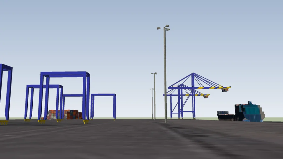 Hazira Container Terminal Surat | 3D Warehouse