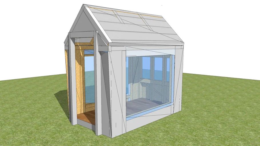 Micro Shed design | 3D Warehouse