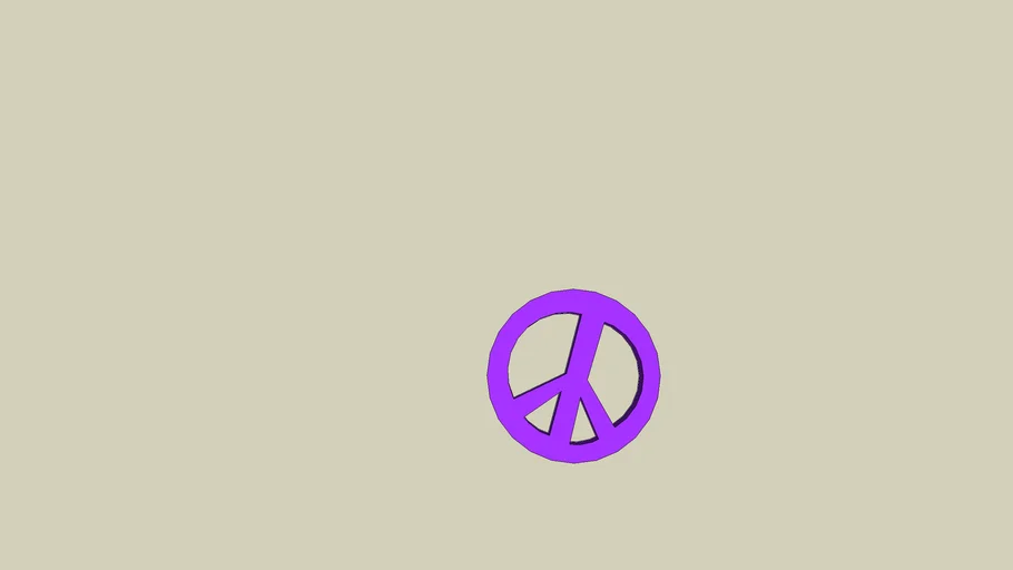 peace sign | 3D Warehouse