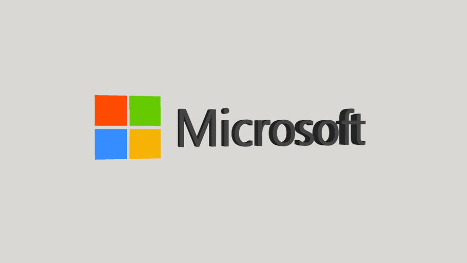 MICROSOFT LOGO | 3D Warehouse