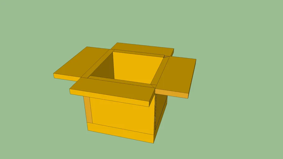 Open Cardboard Box | 3D Warehouse