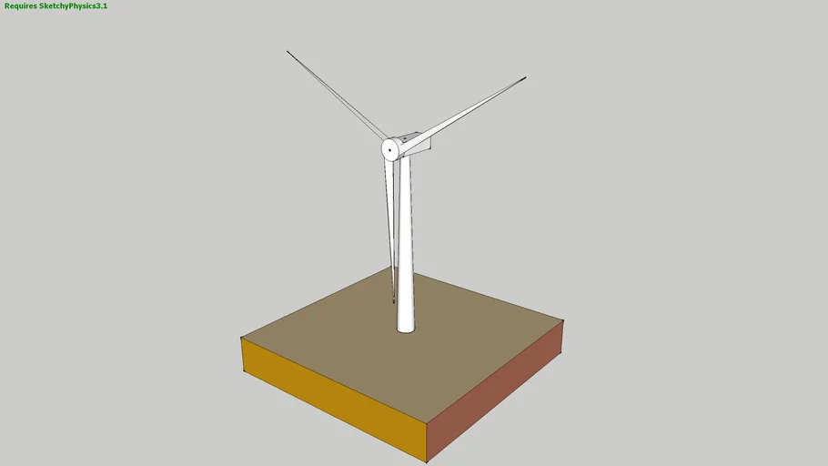 Wind turbine Sketchy | 3D Warehouse