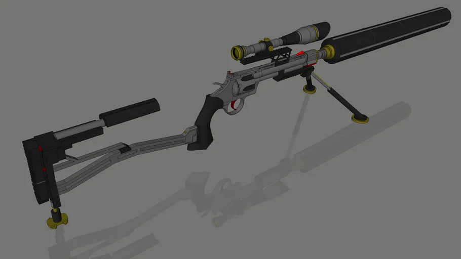 Colt Python .357 Magnum sniper rifle | 3D Warehouse