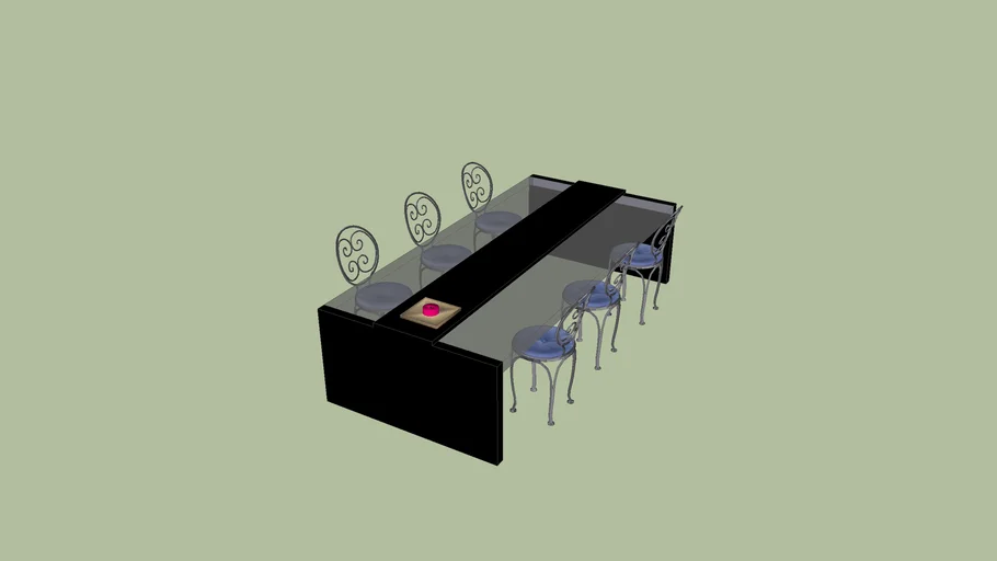Dinner table | 3D Warehouse