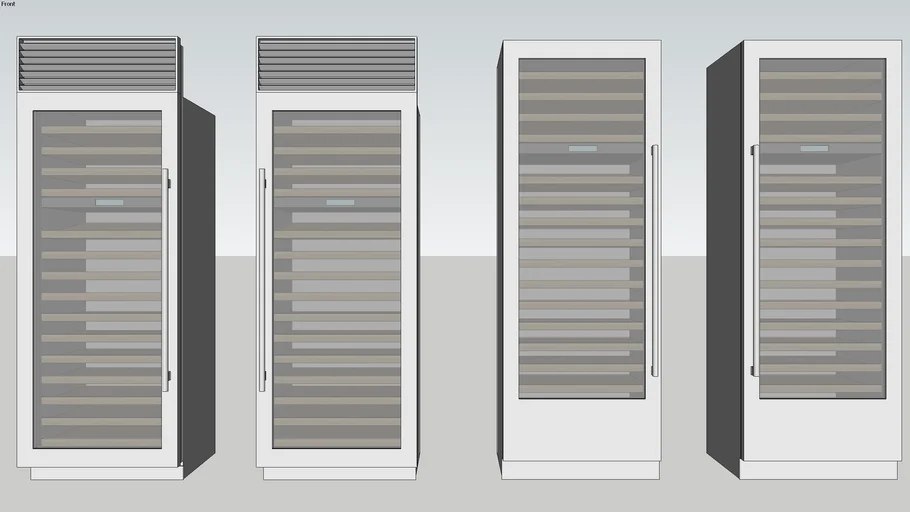 sub zero wine storage enscape ready | 3D Warehouse