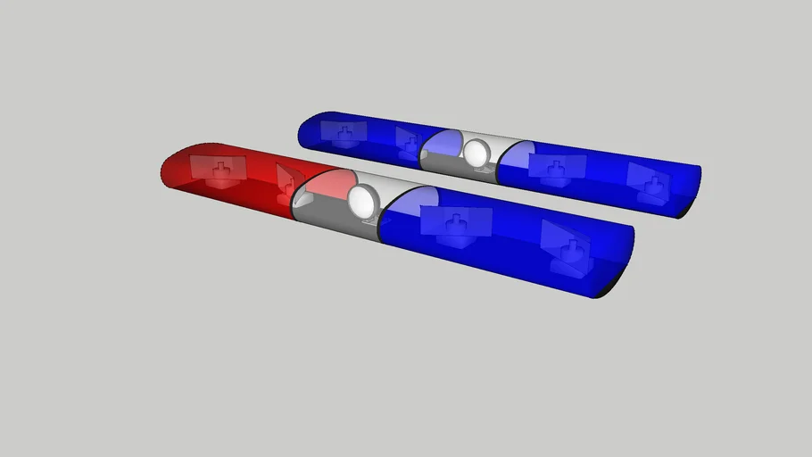Federal signal Jetstream lightbar | 3D Warehouse