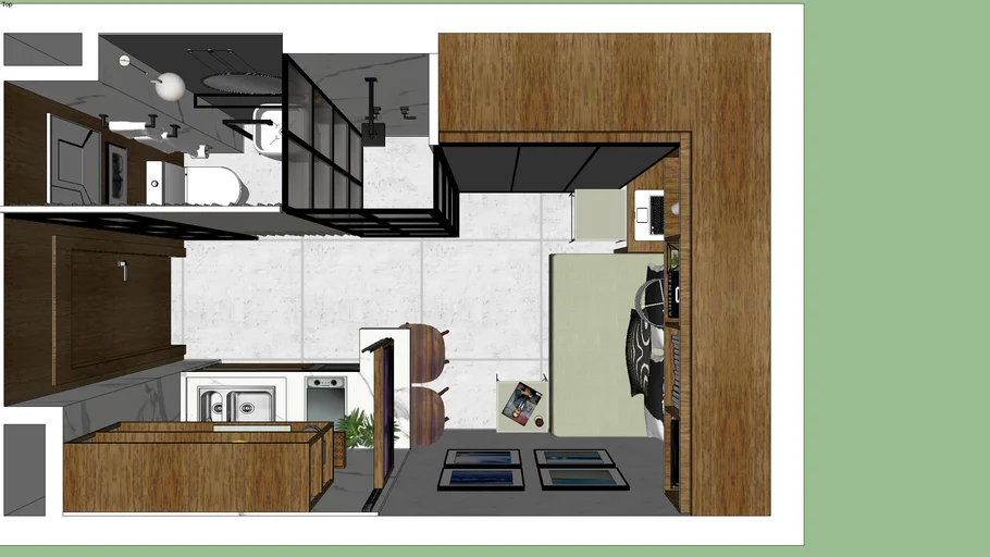 Apto 10m2 | 3D Warehouse