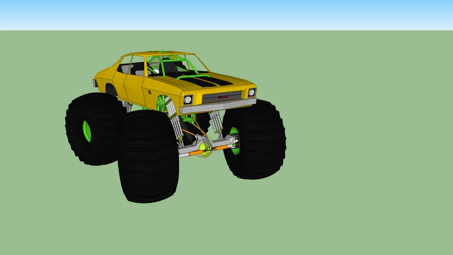 hq monster car | 3D Warehouse