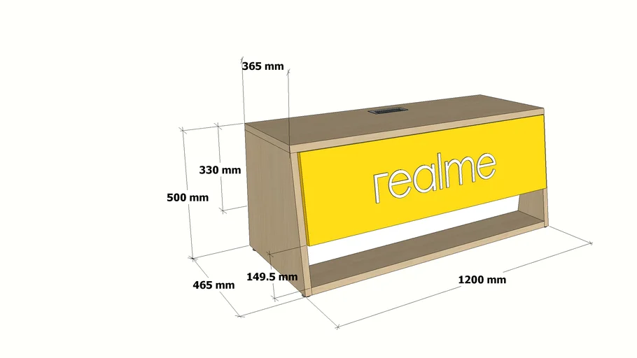 Realme Display Cabinet | 3D Warehouse