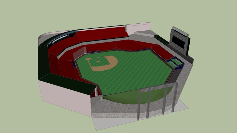 Minor League Baseball Field | 3D Warehouse