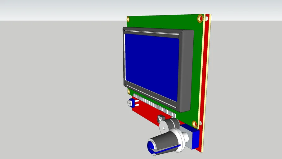 Reprap LCD 12864 | 3D Warehouse