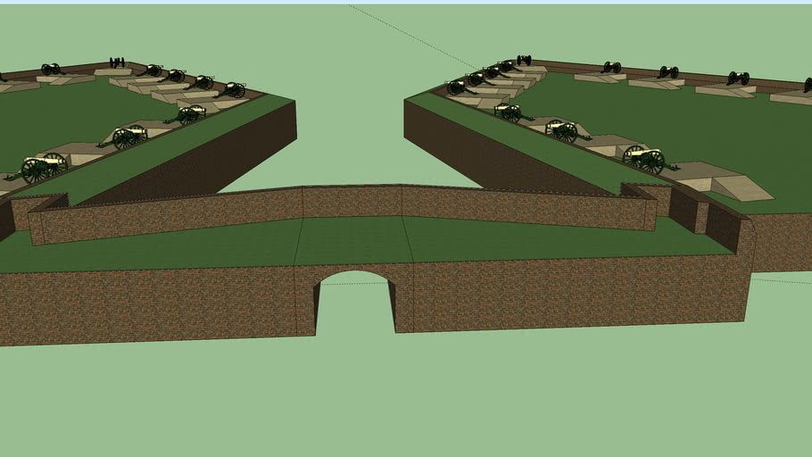 Bastion Gate B-01 | 3D Warehouse